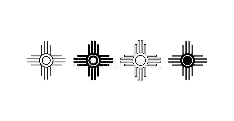 Native American Sun Symbol Icon Stock Illustrations – 336 Native ...
