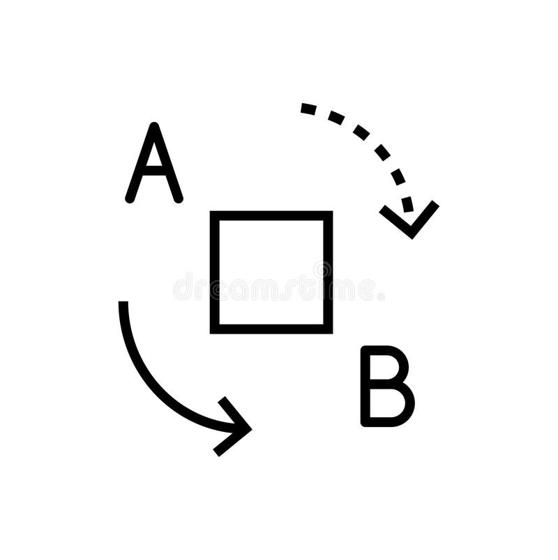 Pathfinding Icon , Line Color Vector Illustration Stock Vector ... Pathfinding Icon , Line Color Vector Illustration Stock Vector ...