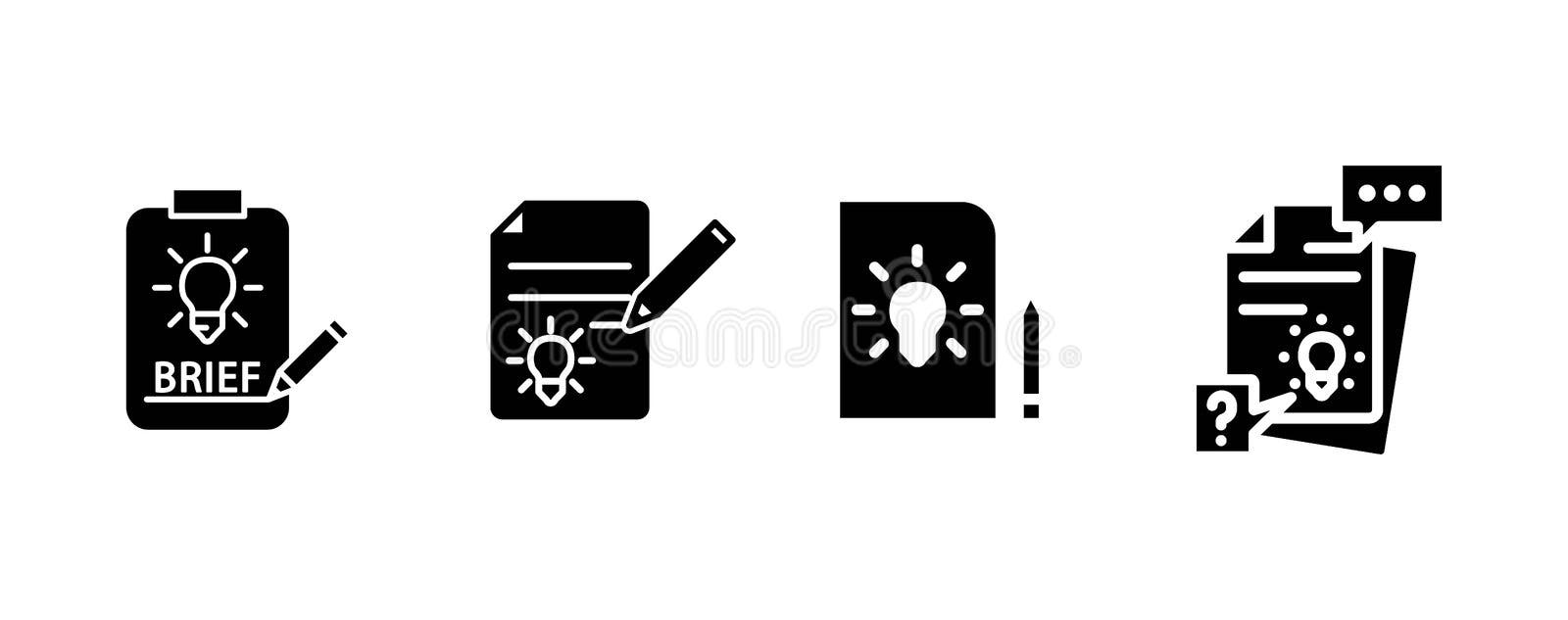 Project Brief Icon Stock Illustrations – 652 Project Brief Icon Stock ...