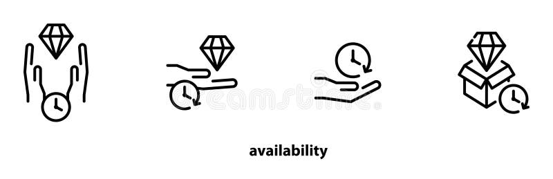 Availability Icon , Vector Illustration Stock Vector - Illustration of ...
