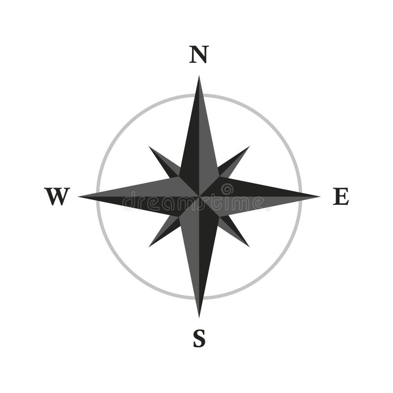 Basic Compass Rose Stock Illustrations – 148 Basic Compass Rose Stock ...