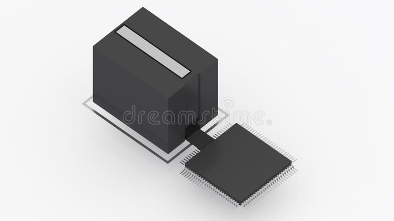 Computer Parts Isometric Stock Illustrations – 528 Computer Parts ...