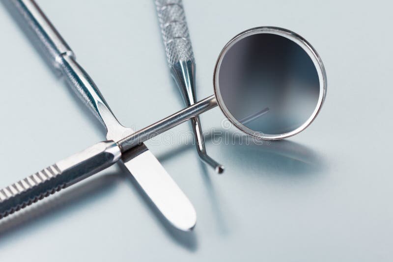 Basic dentist tools stock photo. Image of surgeon, mirror - 108396892