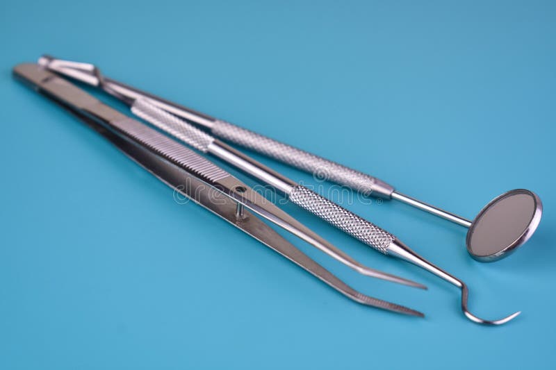 Basic Dentist Tools, Conceptual Image of Dental Hygiene and Health ...