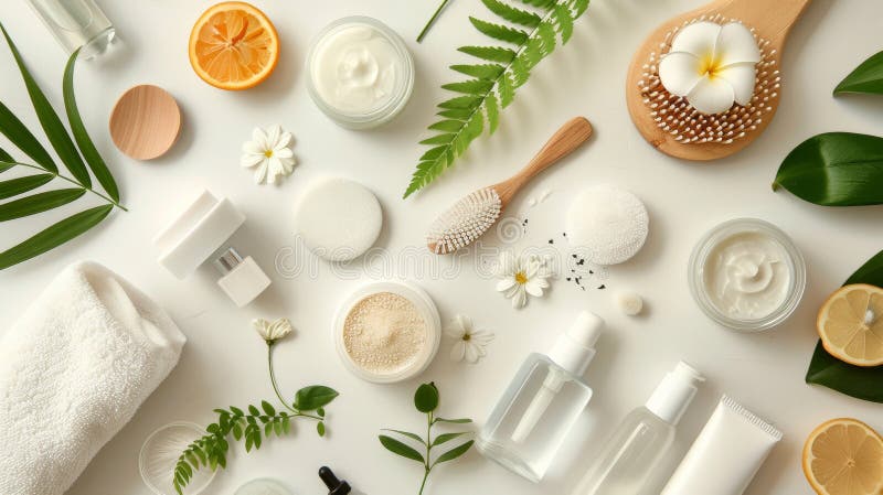 Basic Design of Beauty and Wellness Tools Stock Illustration ...