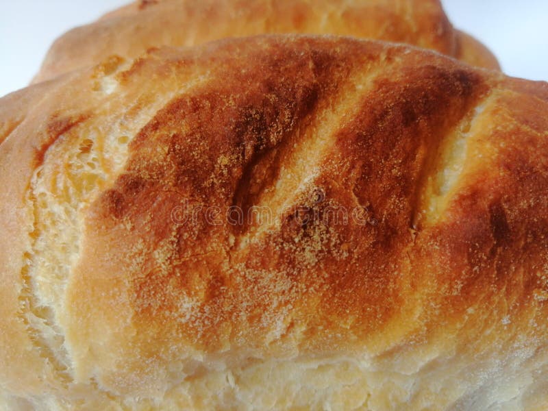 Basic Domestic Bread Homemade Stock Image - Image of dish, breakfast ...