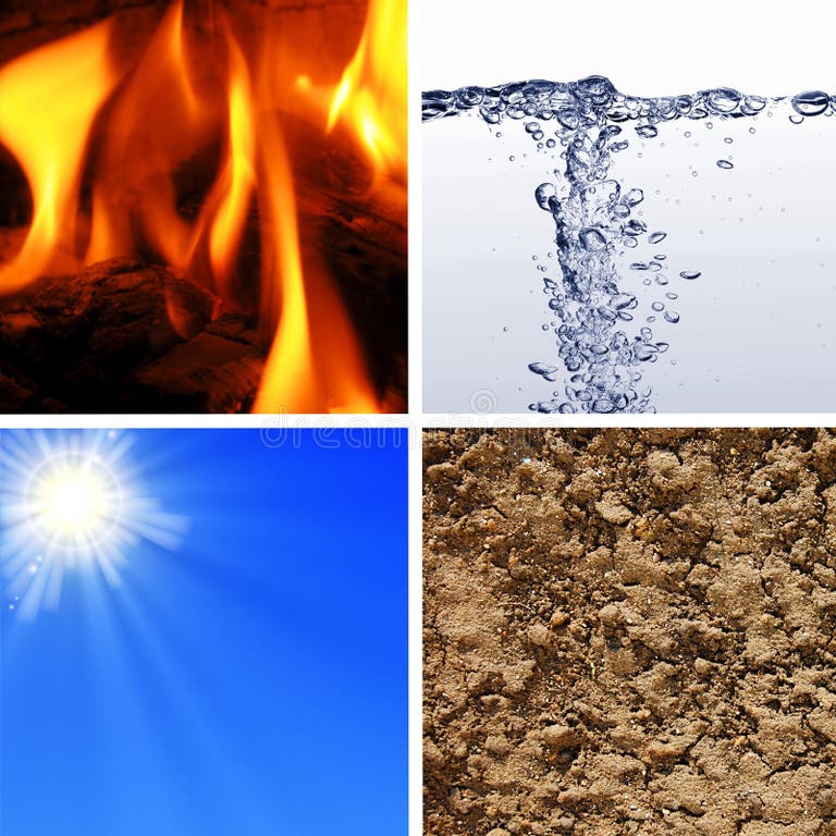 Basic elements of nature stock photo. Image of concept - 16462562