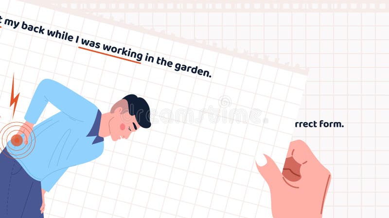 Basic English Grammar Vector Illustration Stock Vector - Illustration ...