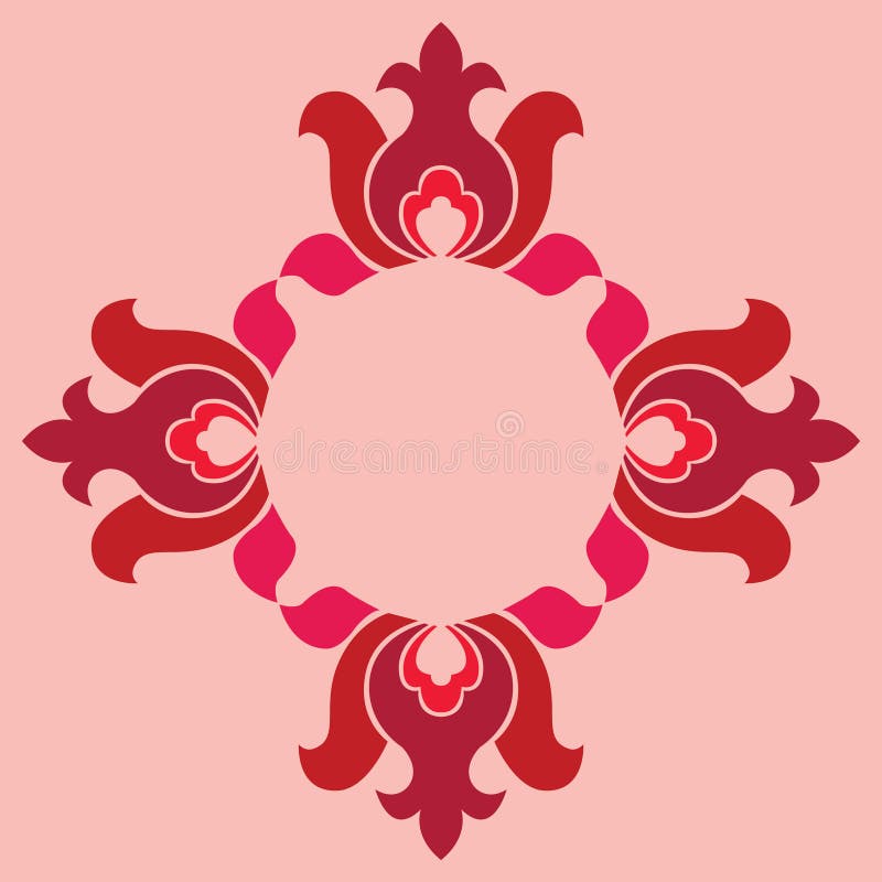 Basic Floral Seamless Pattern Stock Vector - Illustration of colorful ...