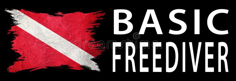 Basic Freediver, Diver Down Flag, Scuba Flag Stock Illustration ...