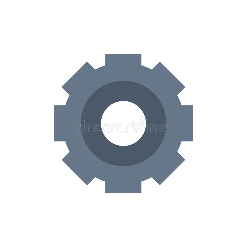 Basic, General, Job, Setting, Universal Flat Color Icon. Vector Icon ...