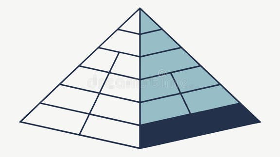 Basic Geometric Pyramid Vector Shape, Simple Design Element, Abstract ...