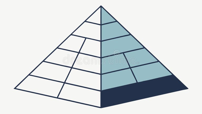 Basic Geometric Pyramid Vector Shape, Simple Design Element, Abstract ...