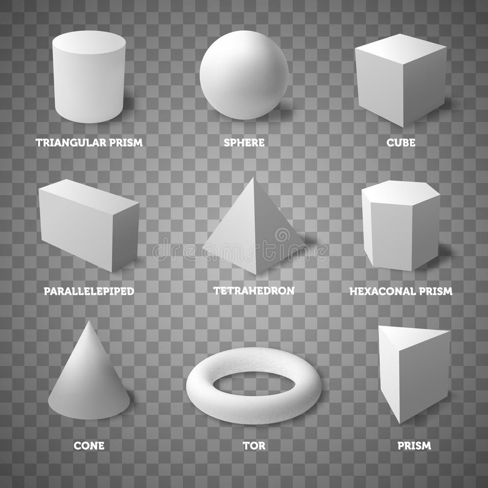 Geometric Shapes Transparent Background Stock Illustrations – 20,980 ...