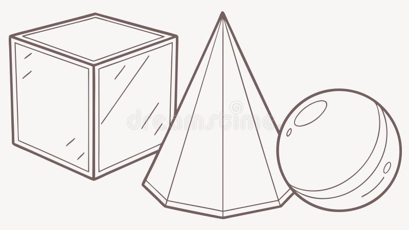 Basic Shapes Geometric Cube Stock Illustrations – 1,969 Basic Shapes ...