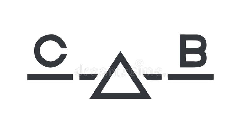 Basic Geometric Triangle with ABC Label, Vector Design Generative AI ...