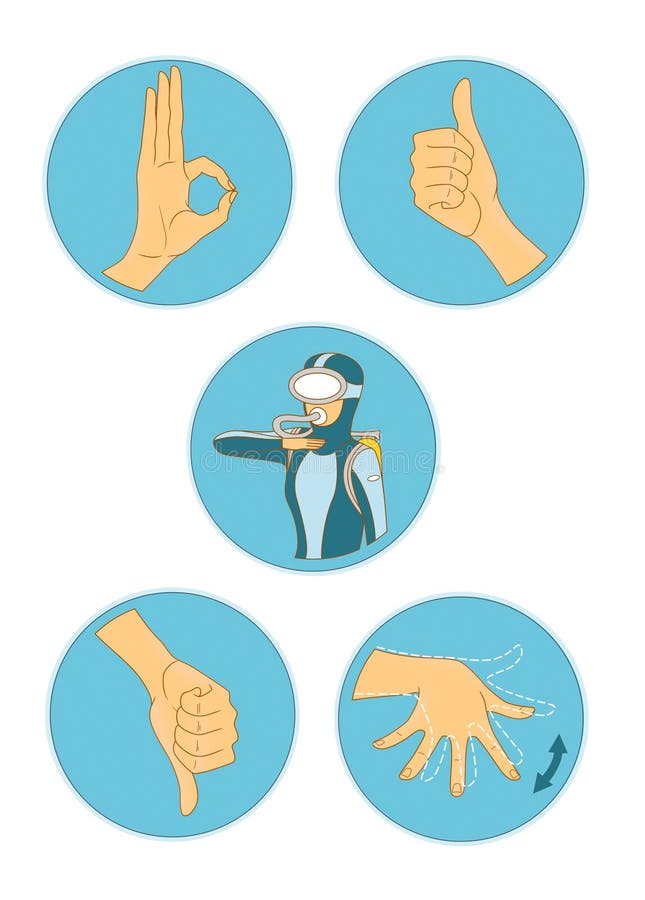 Hand Signs stock illustration. Illustration of palm, hand - 12768532