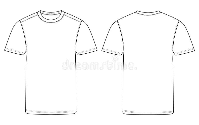 Basic Half Sleeve T Shirt Design Vector Illustration Template Design ...