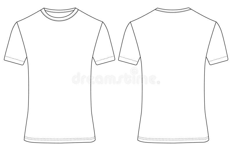Basic Half Sleeve T Shirt Design Vector Illustration Template Design ...