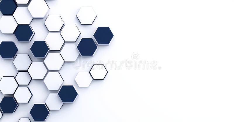 A Basic Hexagon Grid Pattern, Repeated and Isolated on a Transparent ...