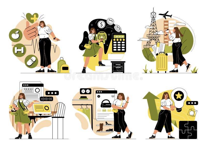 Basic human needs stock vector. Illustration of family - 249651895