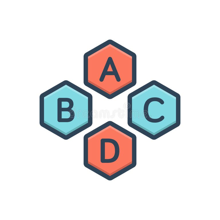 Color Illustration Icon for Basic, Base and Underlying Stock ...