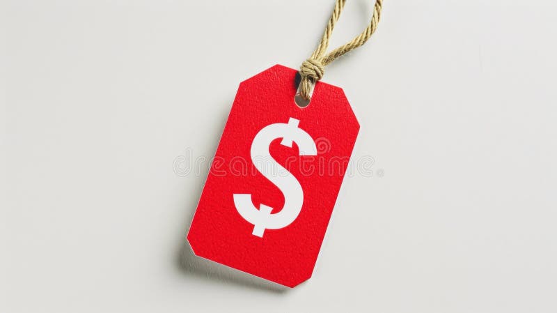 Basic Icon of a Price Tag with a Dollar Sign, Indicating Shopping ...