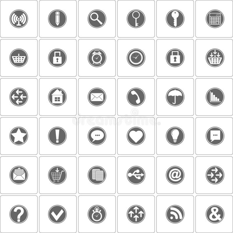 Basic UI Vector Icons Set, Modern Solid Symbol Collection Stock Vector ...