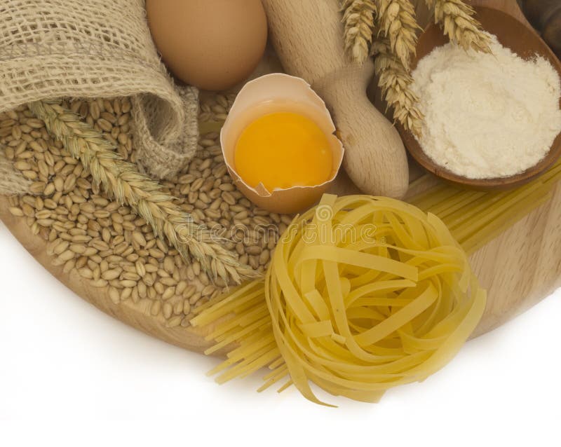 Basic Ingredients for Baking Stock Photo - Image of baking, yellow ...