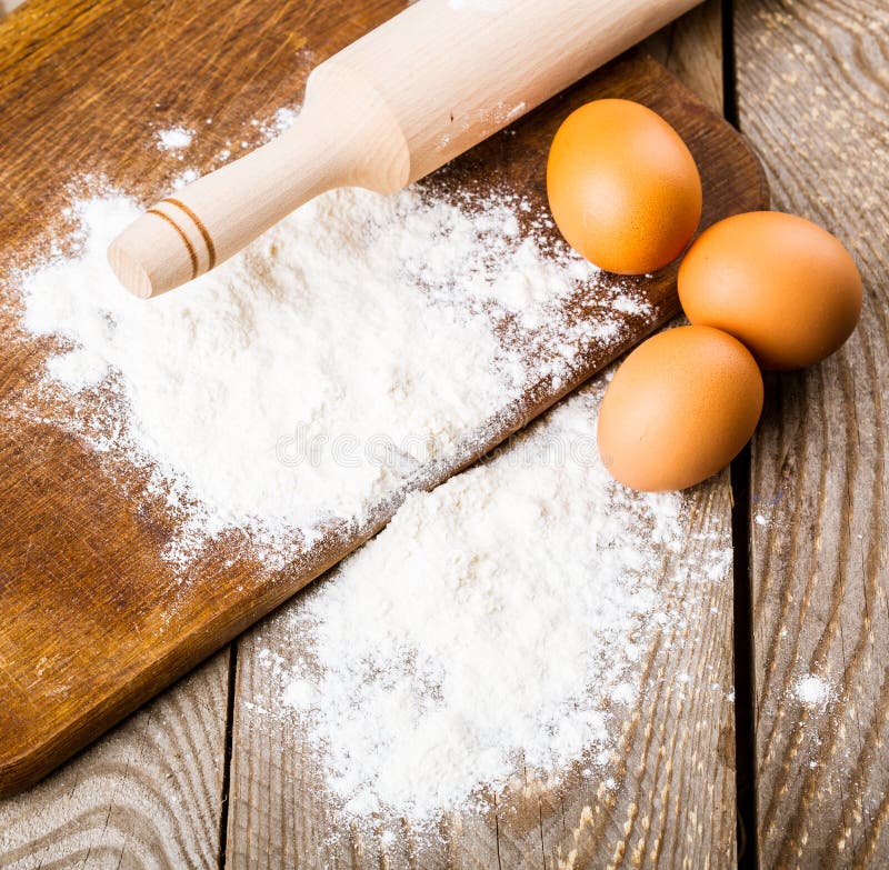 Basic Ingredients for Baking Stock Image - Image of white, flour: 39663797