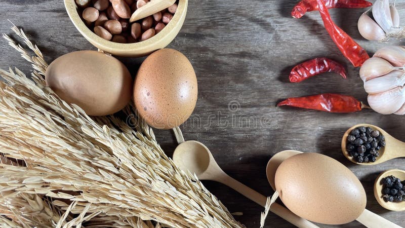 Basic Ingredients, Cooking, Group Ingredients, Stock Photo - Image of ...
