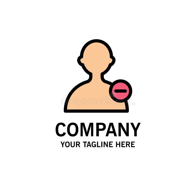 Basic, Interface, User Business Logo Template. Flat Color Stock Vector ...