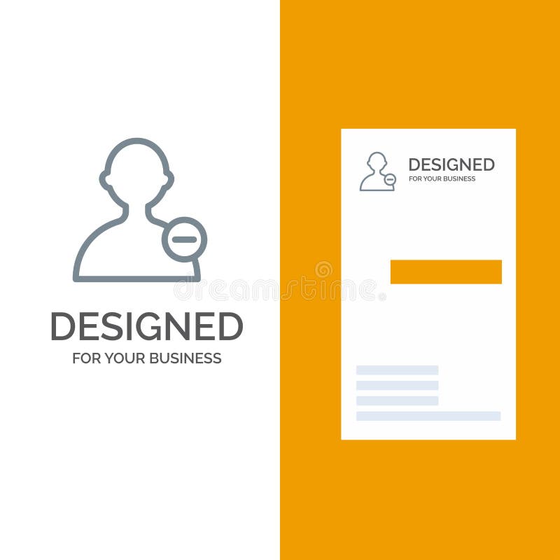 Basic, Interface, User Grey Logo Design and Business Card Template ...