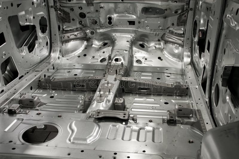 Basic Interior Skeleton of a Car Stock Image - Image of construction ...