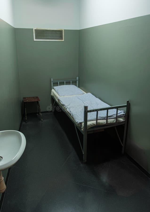 Basic Jail Cell stock image. Image of bunk, correctional - 326829857