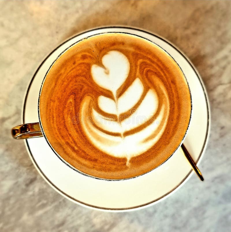 Basic Latte Art : Tulip stock photo. Image of brown - 263172402
