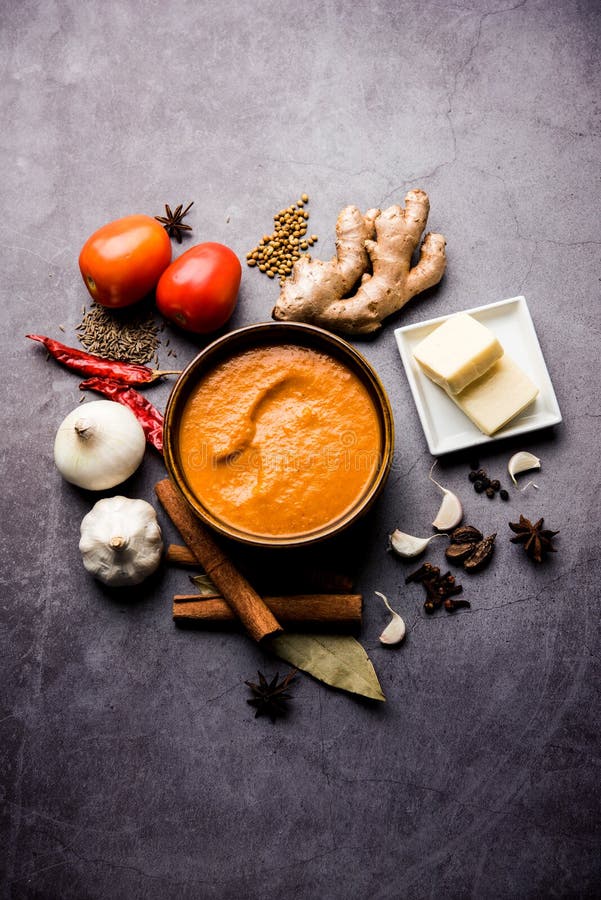 Basic Light Colours Curry for Chicken or Spicy Indian Vegetable Stock ...