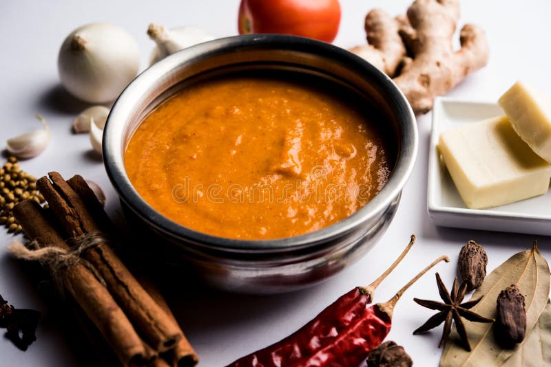 Basic Light Colours Curry for Chicken or Spicy Indian Vegetable Stock ...