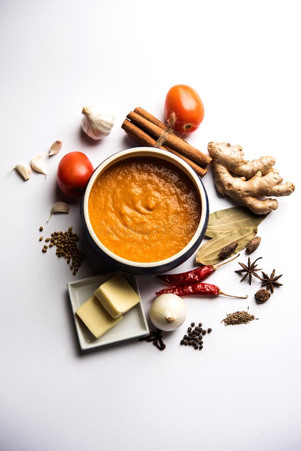 Basic Light Colours Curry for Chicken or Spicy Indian Vegetable Stock ...