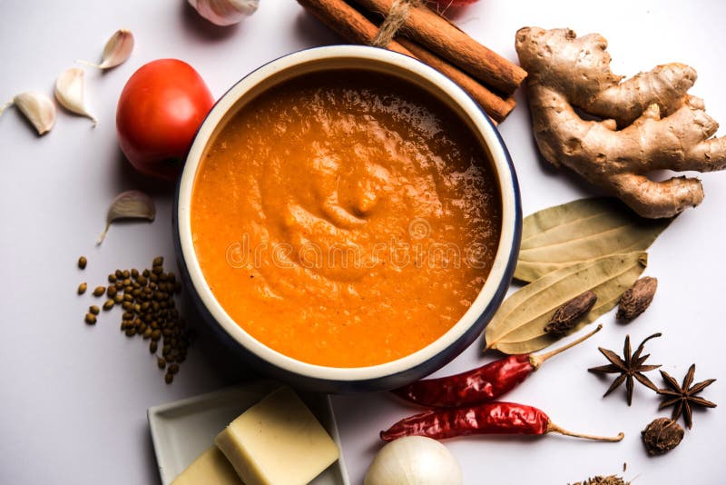 Basic Light Colours Curry for Chicken or Spicy Indian Vegetable Stock ...