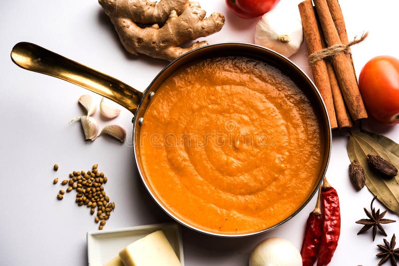 Basic Light Colours Curry for Chicken or Spicy Indian Vegetable Stock ...