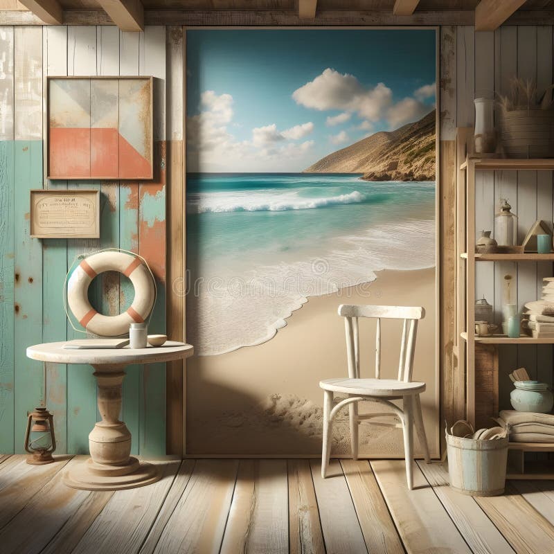 Basic Living Space. stock illustration. Illustration of simplicity ...