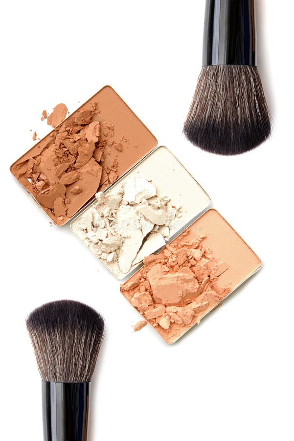 Basic Make-up Products. Foundation and Powder. Stock Image - Image of ...