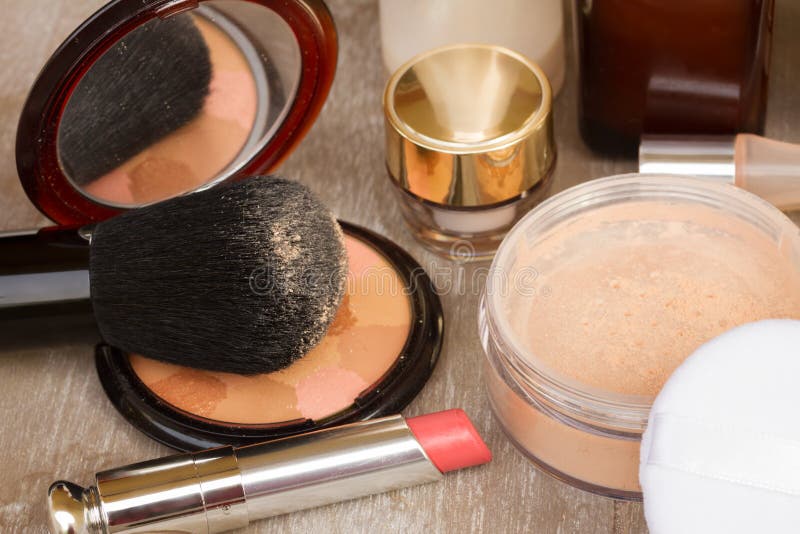 Basic make-up stock photo. Image of apply, accessory - 50928770