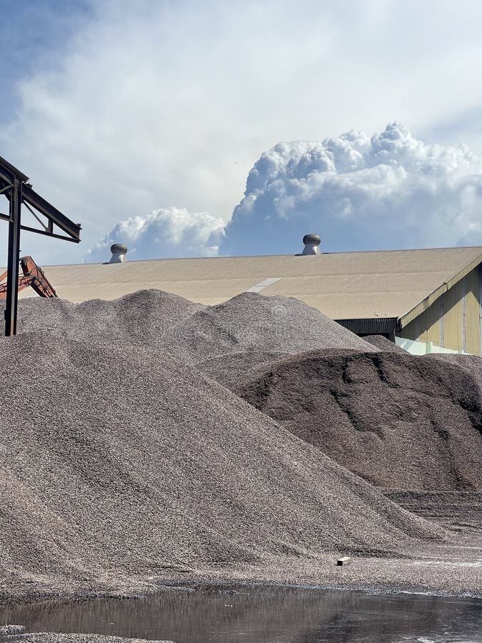 Basic Materials Factory, Fuel Factory Stock Photo - Image of sand ...