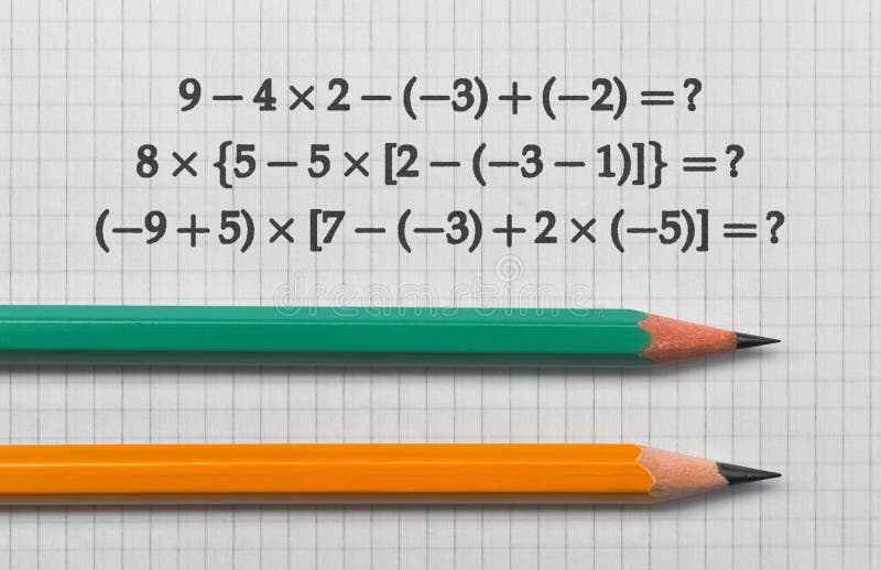 Basic math operations stock image. Image of numbers - 162296419
