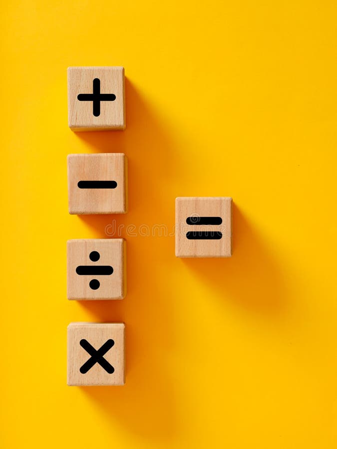 Basic Mathematical Operations Symbols. Plus, Minus, Multiply, Divide ...