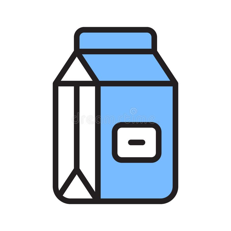 Milk Box stock vector. Illustration of drink, nutrition - 337293079