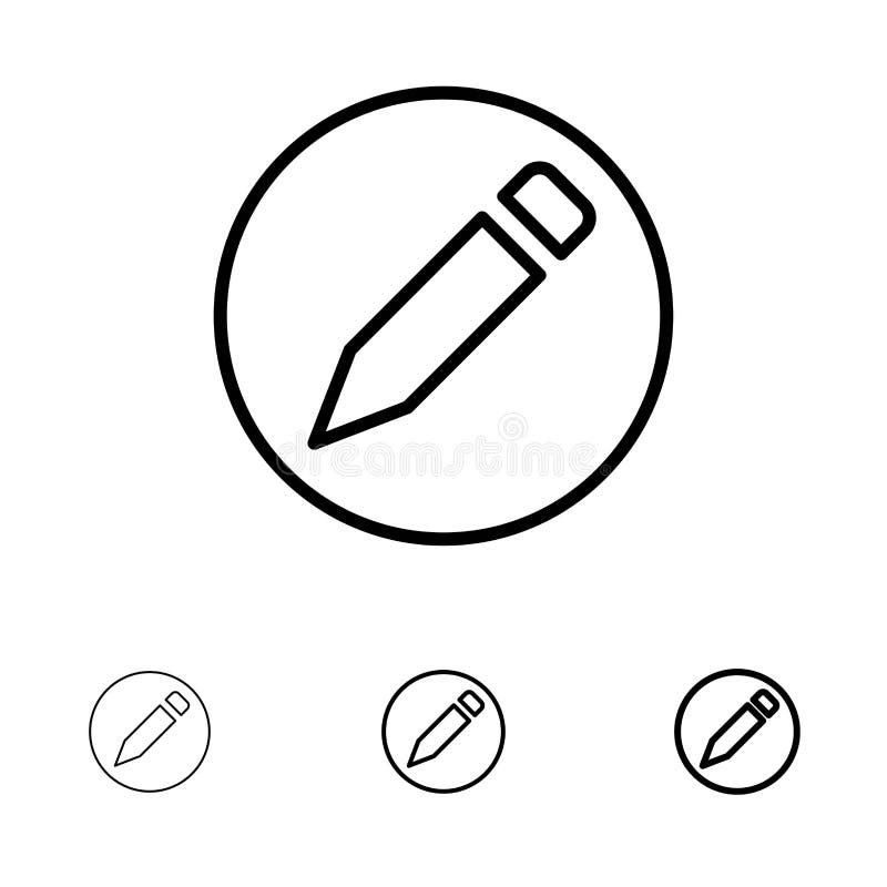 Basic, Pencil, Text Business Flat Line Filled Icon Vector Banner ...