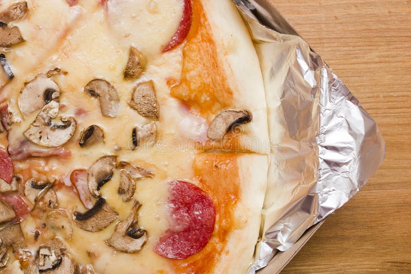 Basic pizza toppings stock image. Image of dough, baked - 57850941